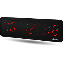 Relojes LED para hospitales instalados en la clínica Capio